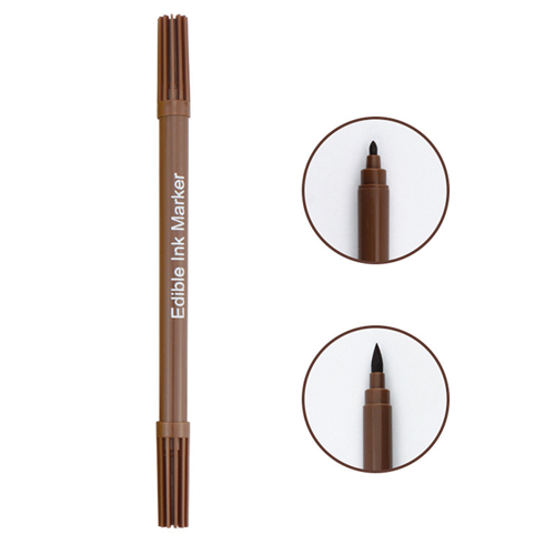 Chefmaster Double Sided Brown Colour Edible Marker - Bakers Village Store