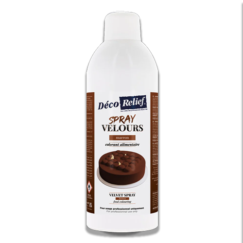 Deco Relief France Velvet Brown Spray - 520ml - Bakers Village Store